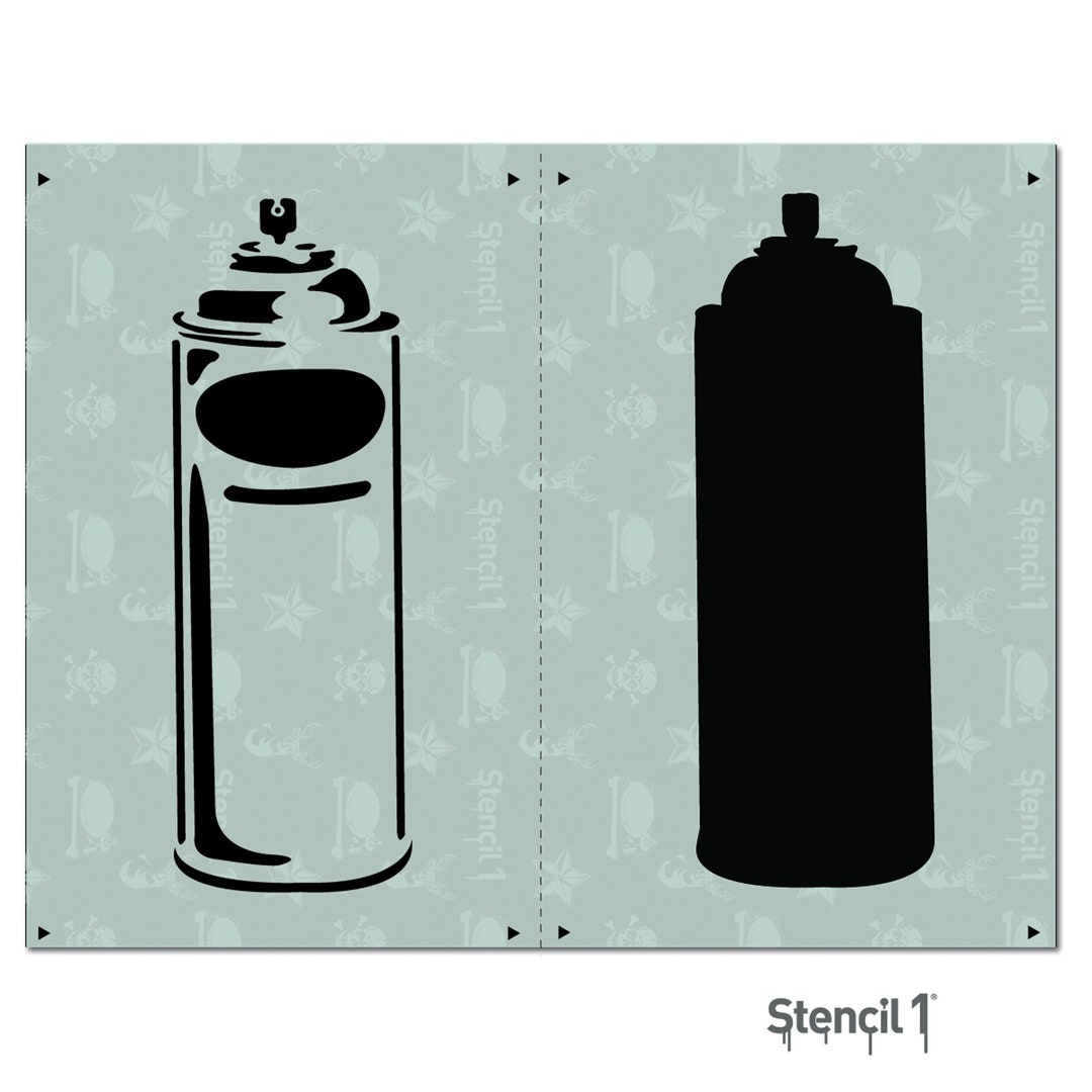 Spraycan Two Layer Stencil- Reusable Craft &DIY Stencils- S1_2L_15 -8 ...