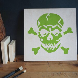 Jolly Roger Stencil- Reusable Craft & DIY Stencils- S1_01_20 -8.5x11 ...