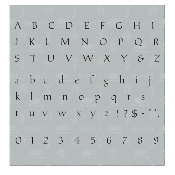 Letter Stencils - Etsy