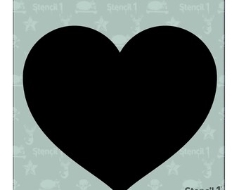 Heart Stencil set of 3 - Etsy