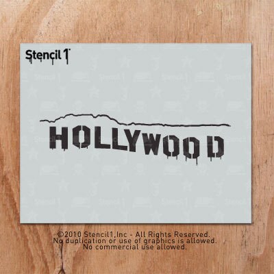 Hollywood Stencil Reusable Craft & DIY Stencils S1_01_23 - Etsy
