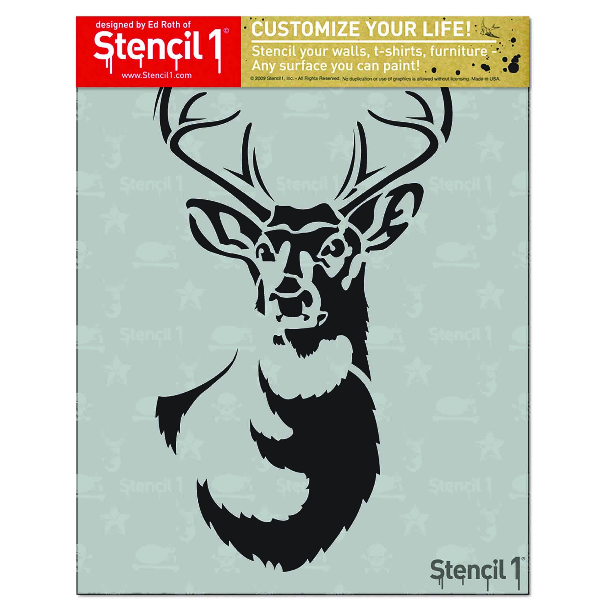 Stencil1 Buck Stencil S1_01_52s - Etsy