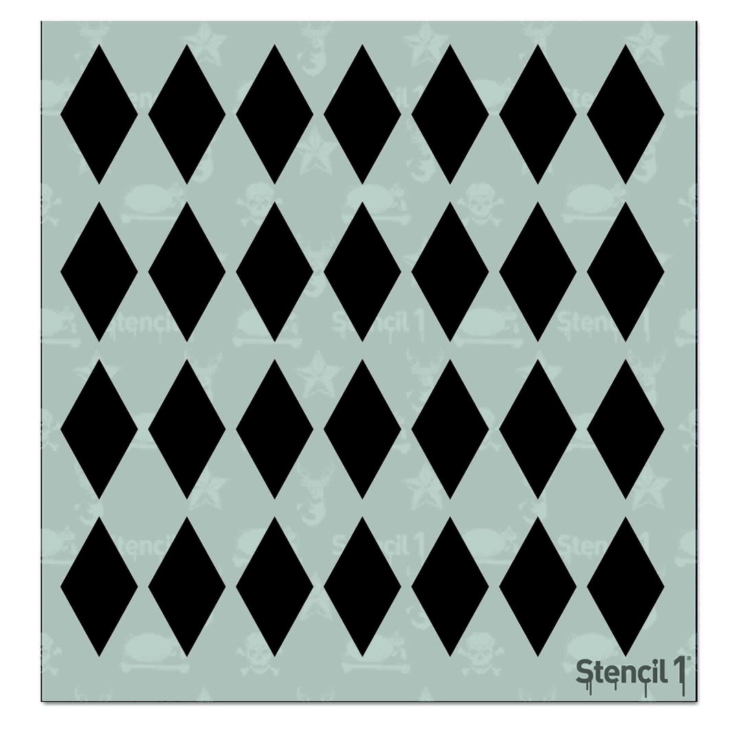 Diamond Pattern Stencil- Reusable Craft &DIY Stencils- S1_pas_ds -small ...