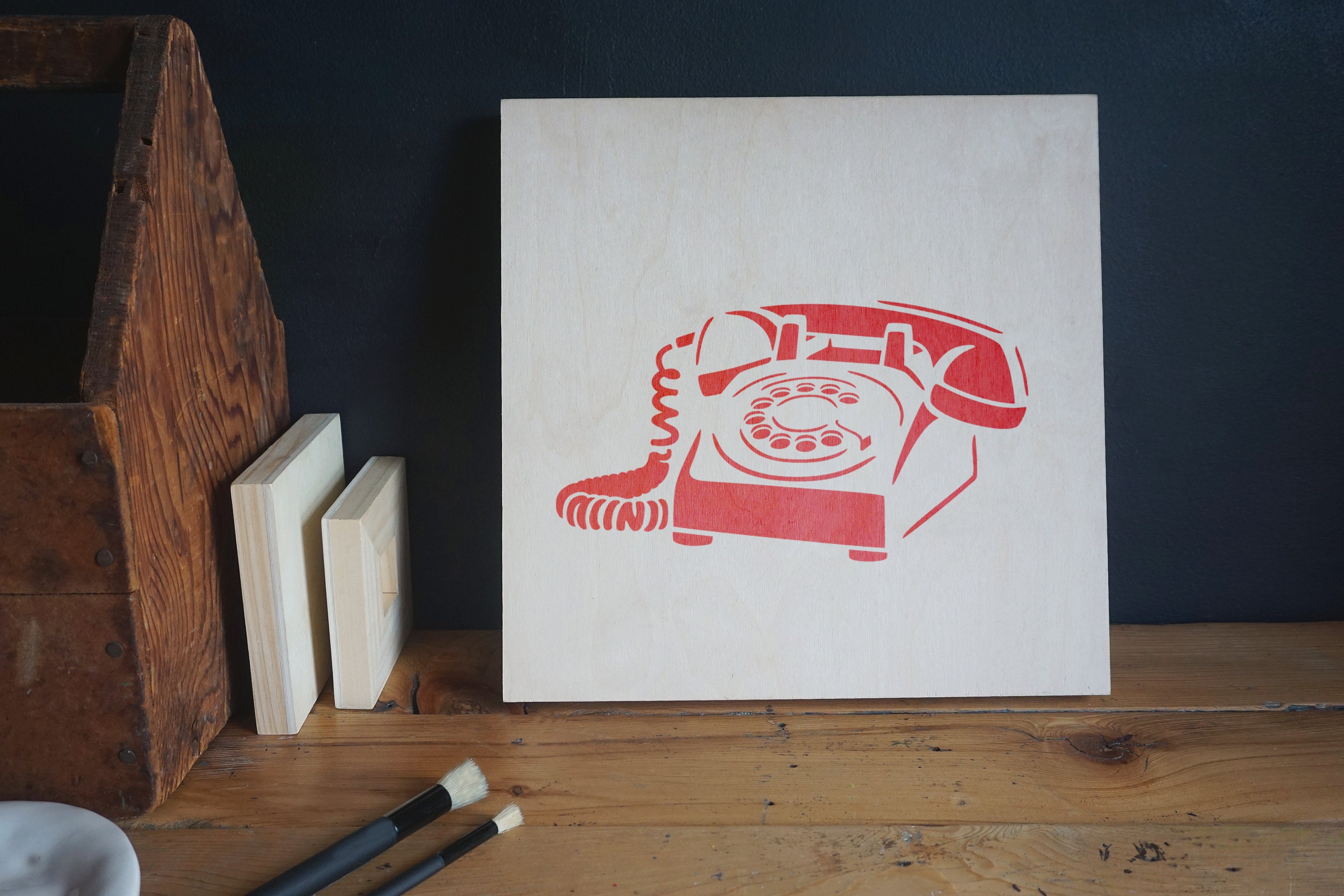 Rotary Phone Stencil Reusable Craft &DIY Stencils S1_01_149 - Etsy