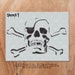 Jolly Roger With Eye Patch Stencil- Reusable Craft &DIY Stencils- S1_01 ...