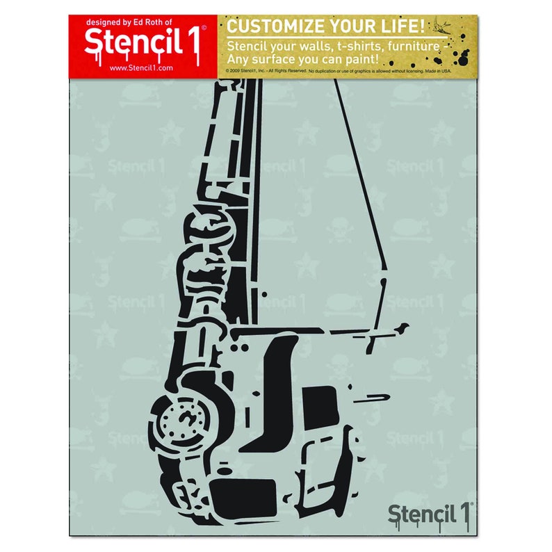 Big Rig Stencil Reusable Craft & DIY Stencils S1_01_45 | Etsy