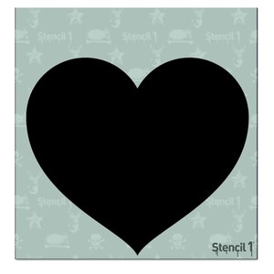 Heart Silho Stencil- Reusable Craft &DIY Stencils- 1 S1_6P_12_S3 -small ...