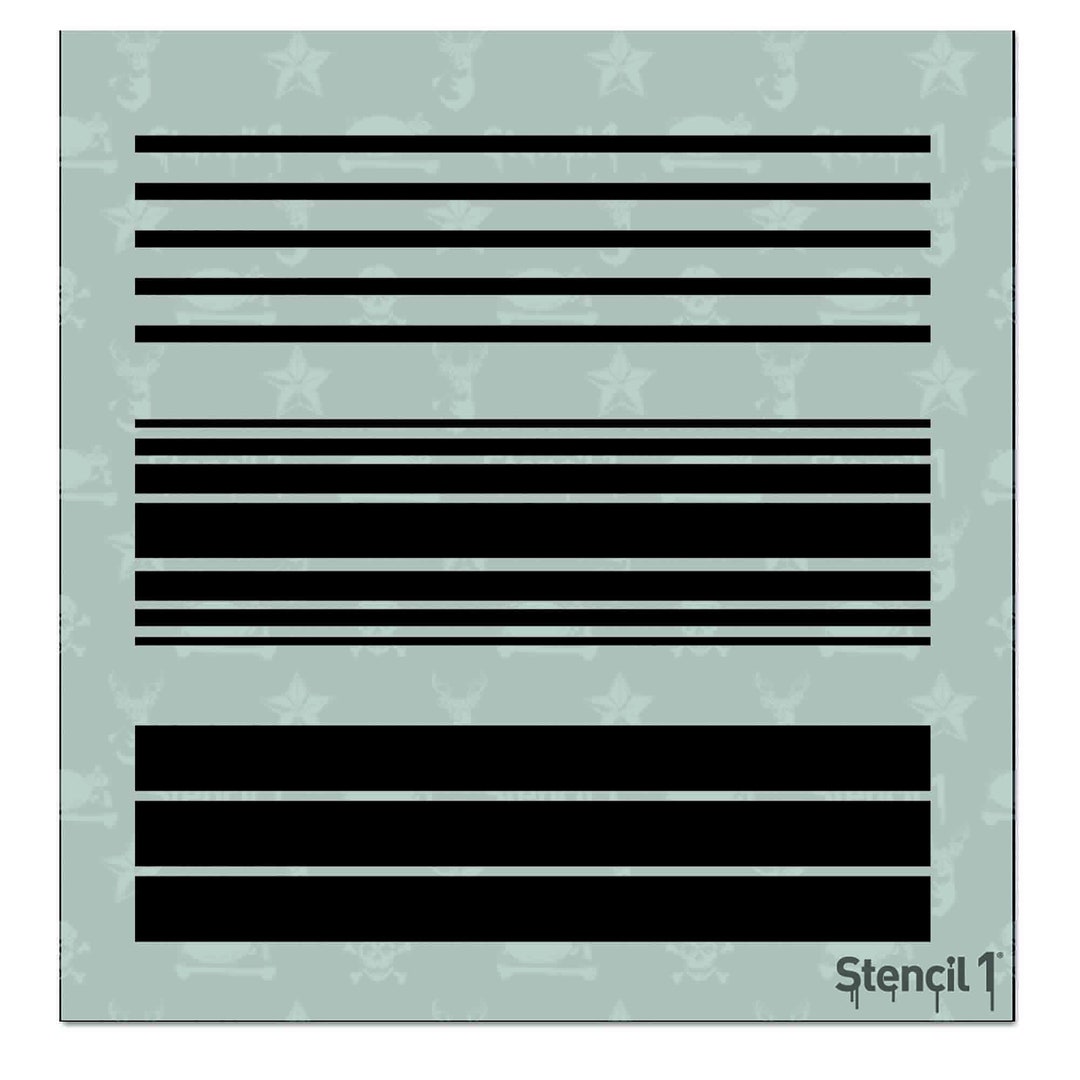 Various Stripes Pattern Stencil- Reusable Craft & DIY Stencils- S1_pas ...
