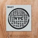NYC Manhole Stencil- Reusable Craft & DIY Stencils- S1_4P_15_S1 -small ...