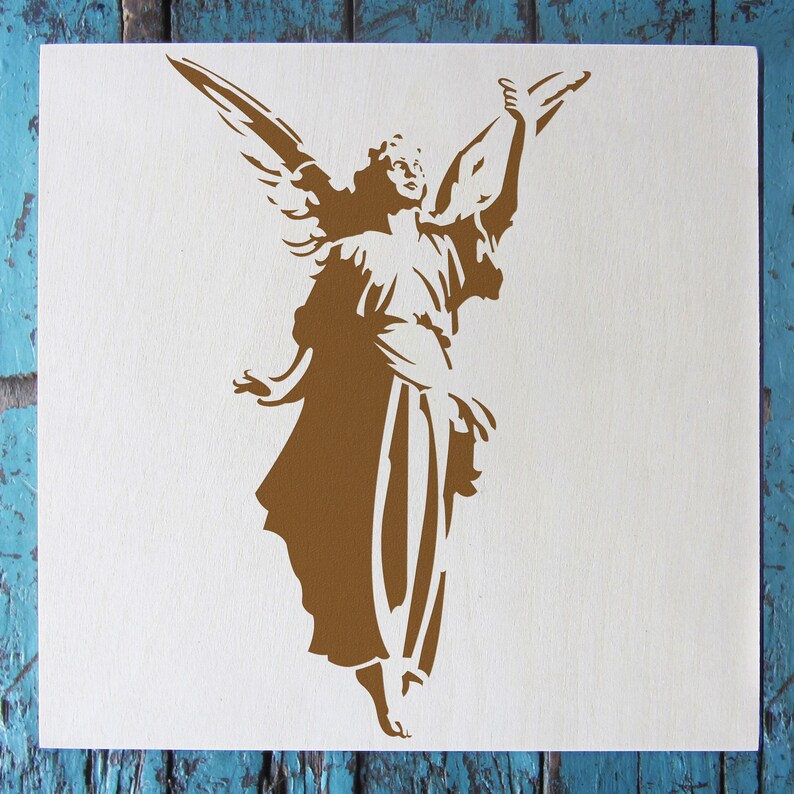 Angel Stencil Reusable Craft & DIY Stencils Christmas and - Etsy