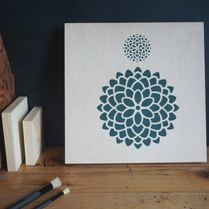 Chrysanthemum Stencil - Reusable Craft & DIY Stencils - S1_01_145 - 8.5 ...