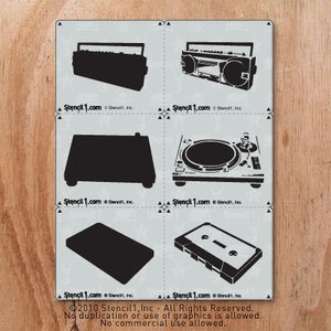 Music 3 Pack Two Layers Stencil- Reusable Craft & DIY Stencils- S1_3P2L ...