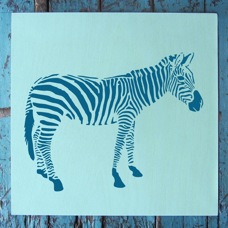 Zebra Stencil - Reusable Craft & DIY Stencils - S1_01_301_S - Small ...