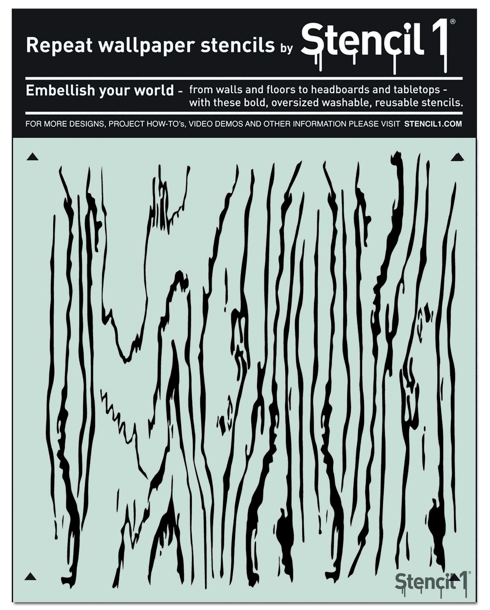 Wood Grain Repeat Pattern Wall Stencil Reusable Craft &DIY - Etsy