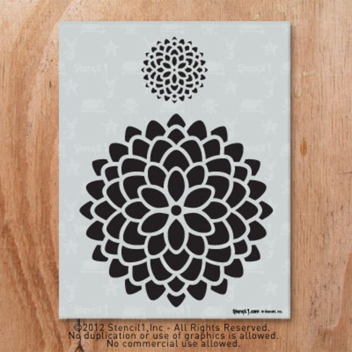 Chrysanthemum Stencil Reusable Craft & DIY Stencils - Etsy