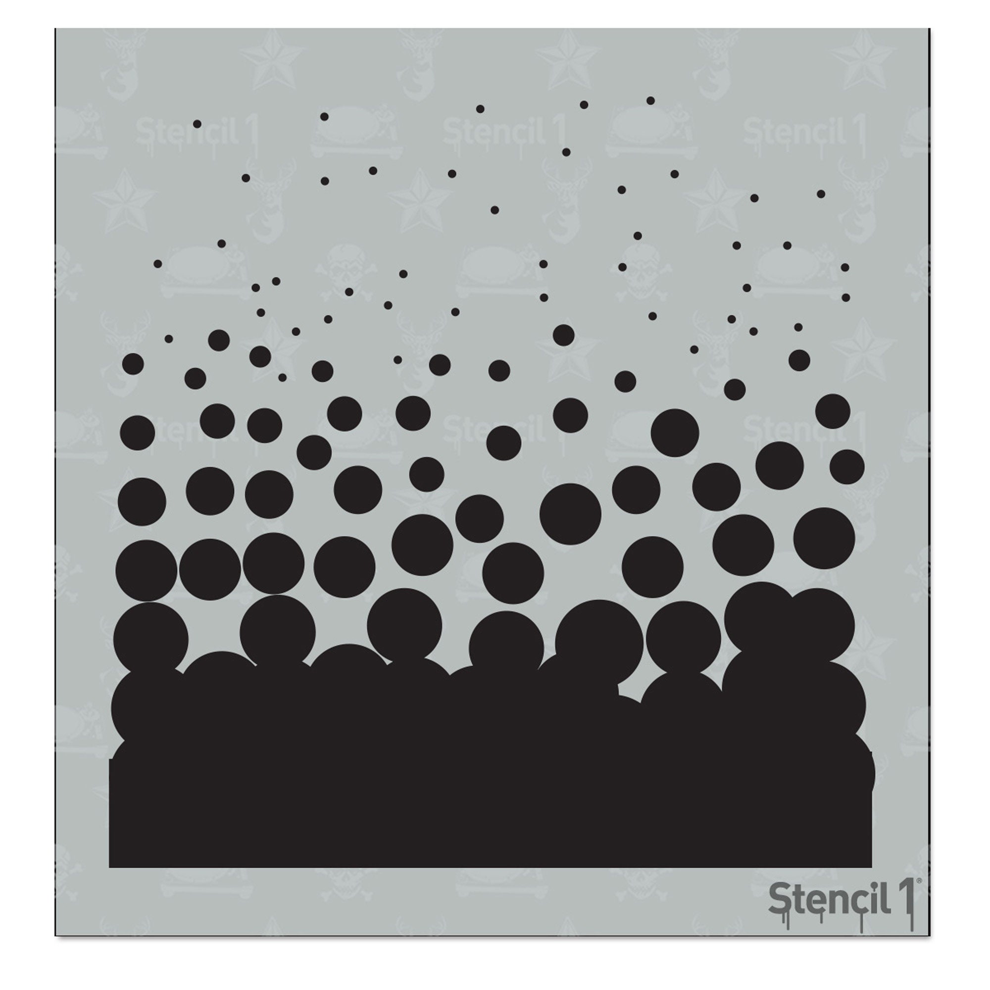 Bubbles Stencil Reusable Craft & DIY Stencils S1_01_312_S - Etsy