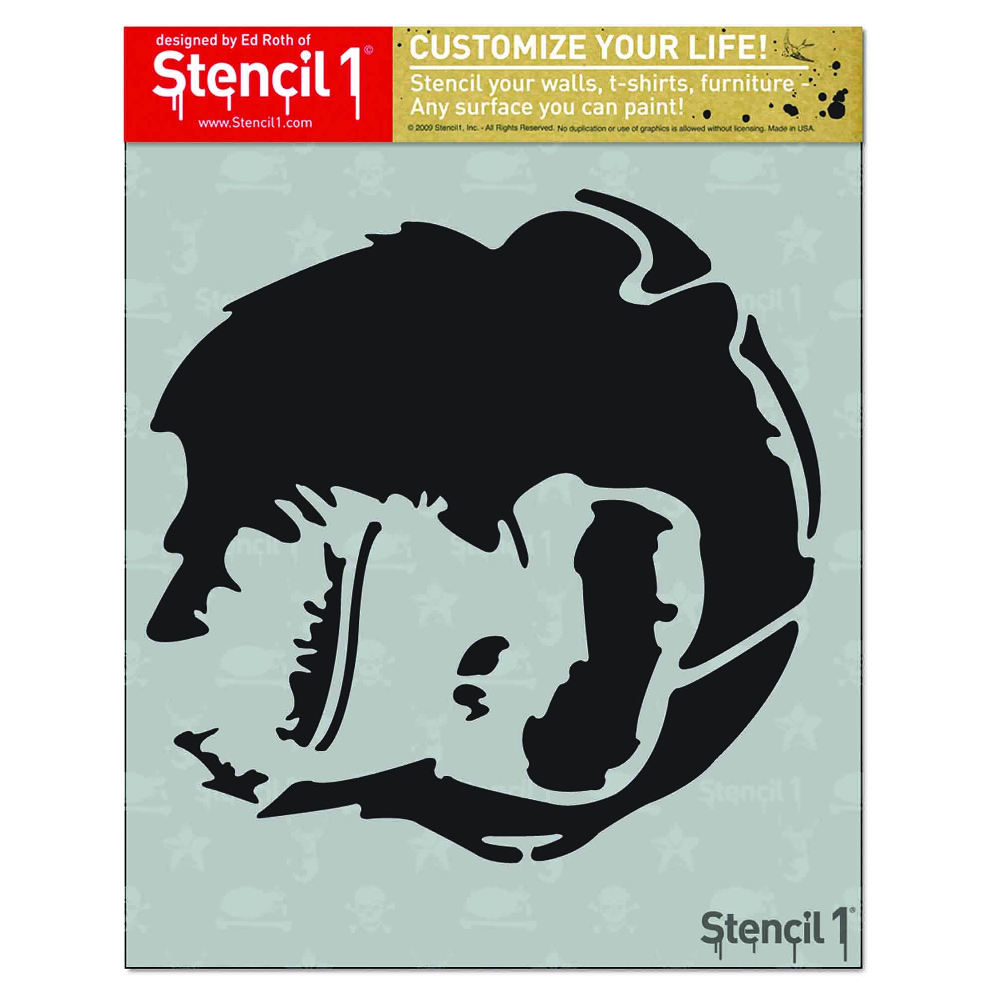 Chimp Stencil Reusable Crafts & DIY Stencils S1_01_02 - Etsy