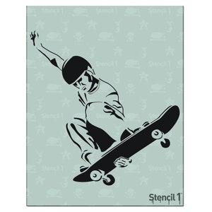 Skater Stencil- Reusable Craft &DIY Stencils- S1_01_50 -8.5x11- by ...