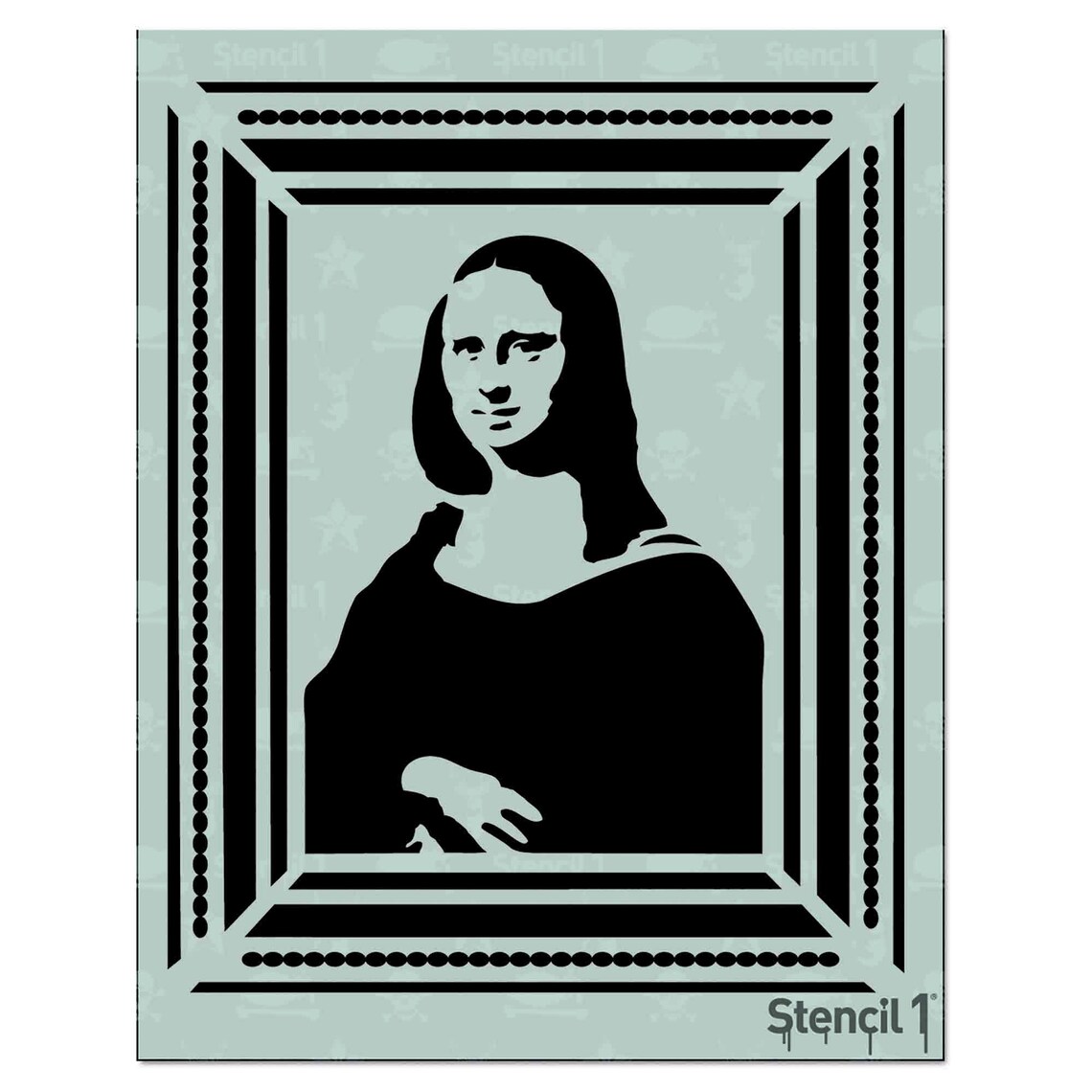 Mona Lisa Stencil- Reusable Craft &DIY Stencils- S1_01_173 -8.5x11- by ...