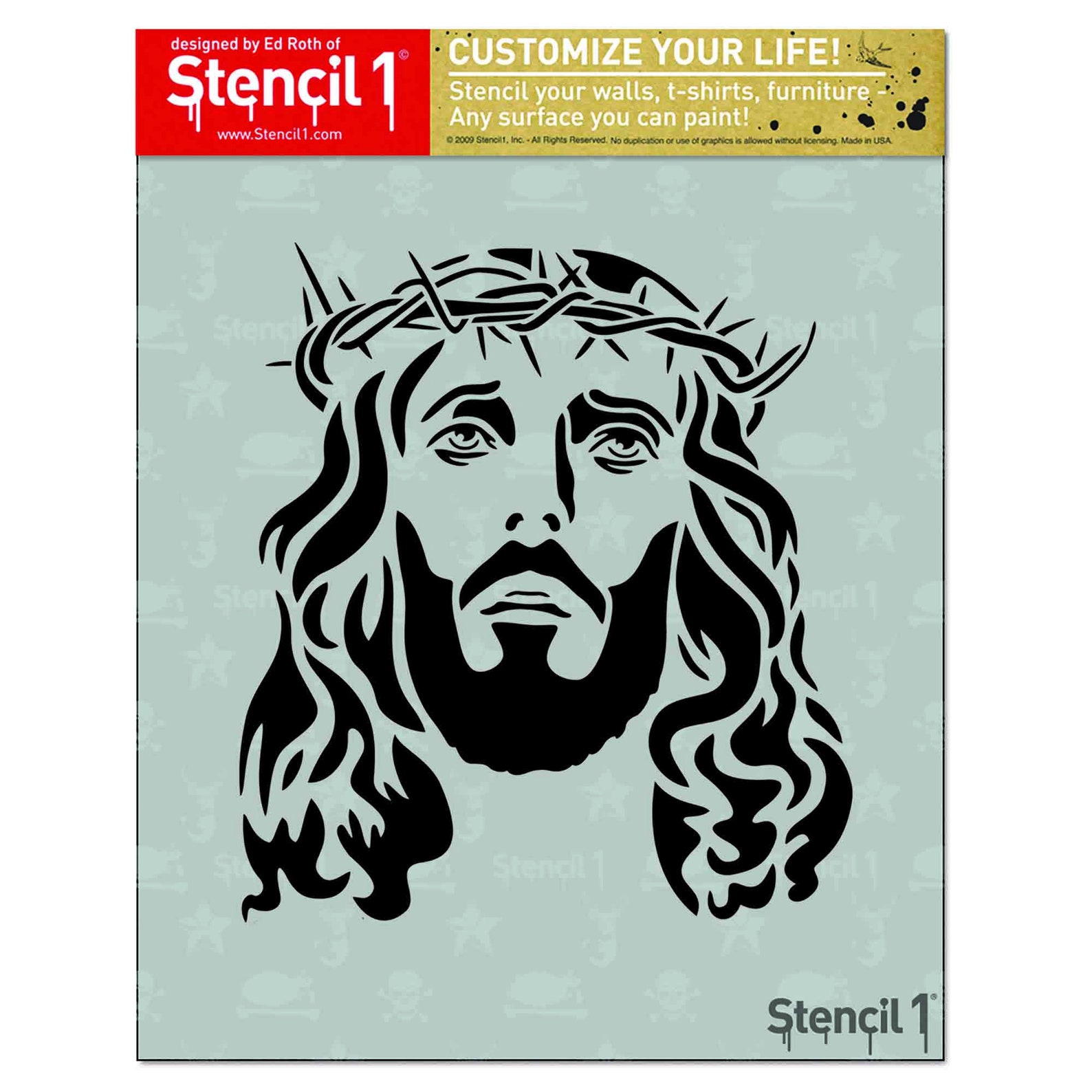 Jesus Stencil- Reusable Craft & DIY Stencils- S1_01_151 -8.5x11- by ...