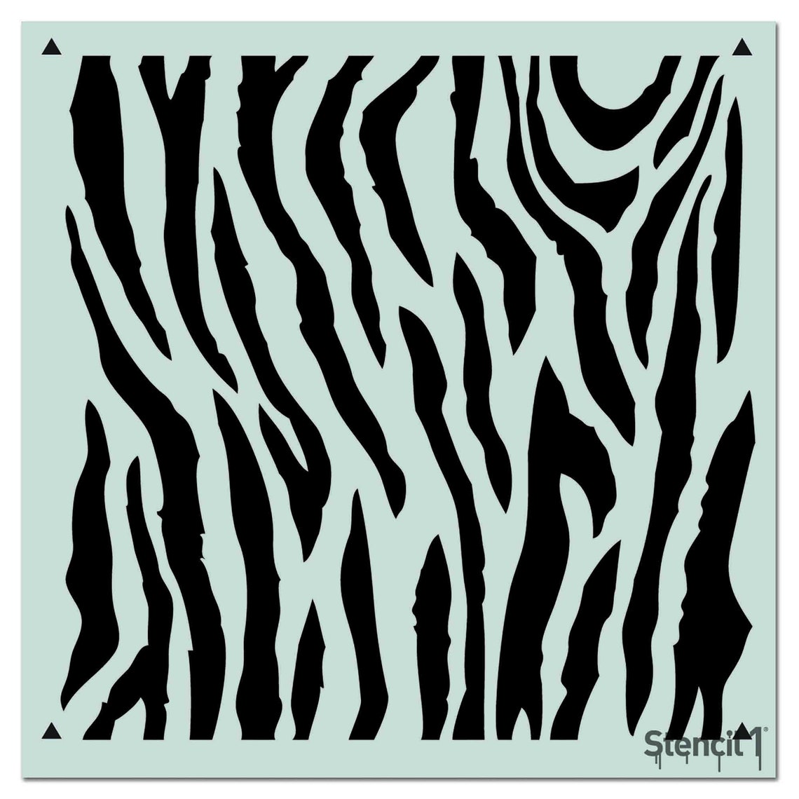 Zebra Repeat Pattern Wall Stencil Reusable Craft & DIY - Etsy
