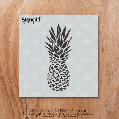 Pineapple Stencil Reusable Craft & DIY Stencils - Etsy