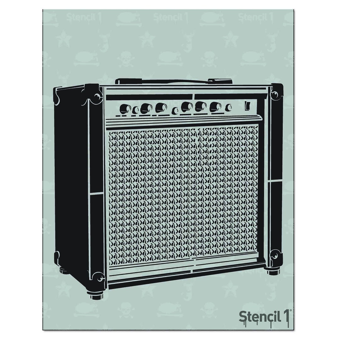 Amp Stencil- Reusable Craft & DIY Stencils- S1_01_16 -8.5x11- by ...