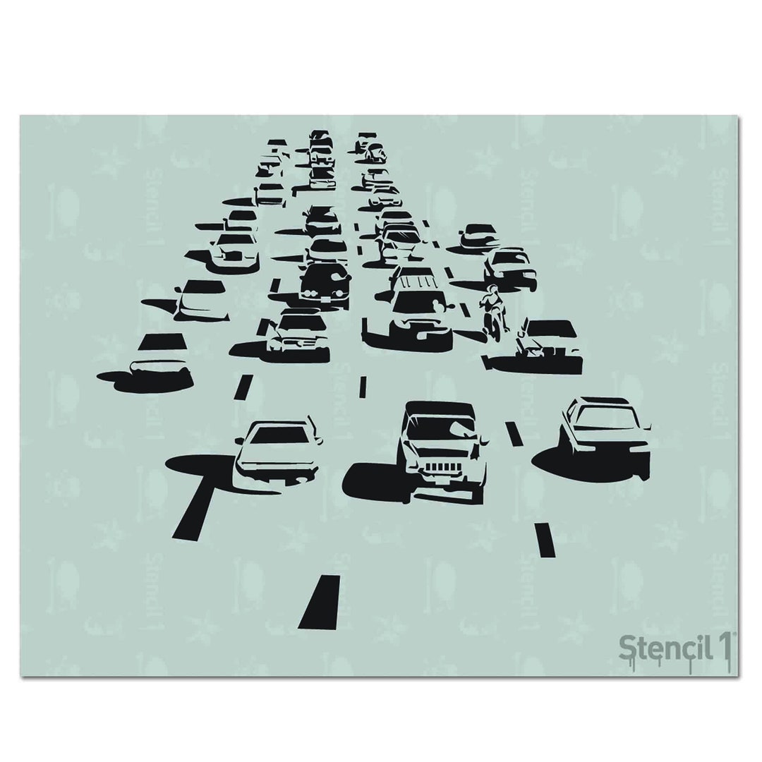 Traffic Stencil- Reusable Craft & DIY Stencils- S1_01_22 -8.5x11- by ...