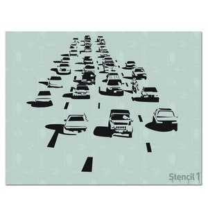 Traffic Stencil- Reusable Craft & DIY Stencils- S1_01_22 -8.5x11- by ...