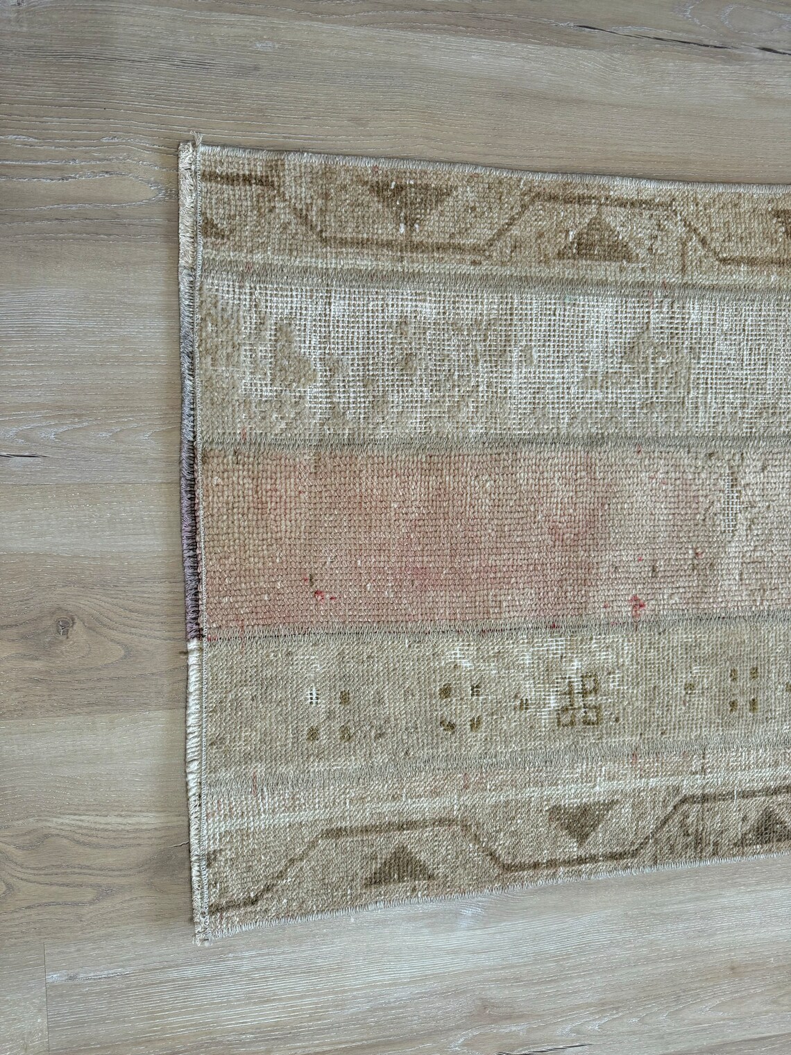 2x5 Vintage Boho Runner, Turkish Rug, Oushak Rug, Door Mat, Handmade ...