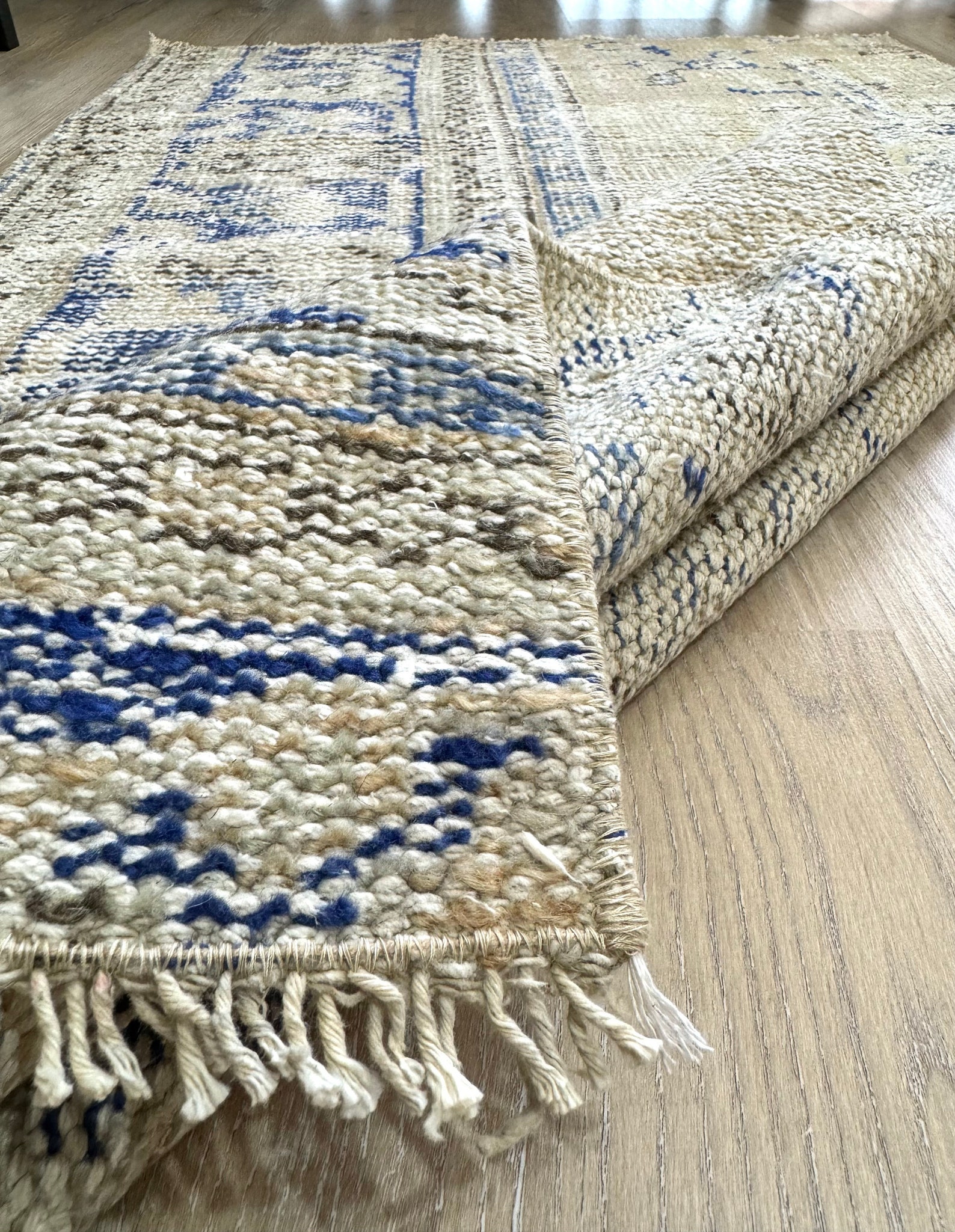 3x5 Beige Turkish Rug, Vintage Rug 3x5, Oushak Rug, Handmade, Handwoven ...