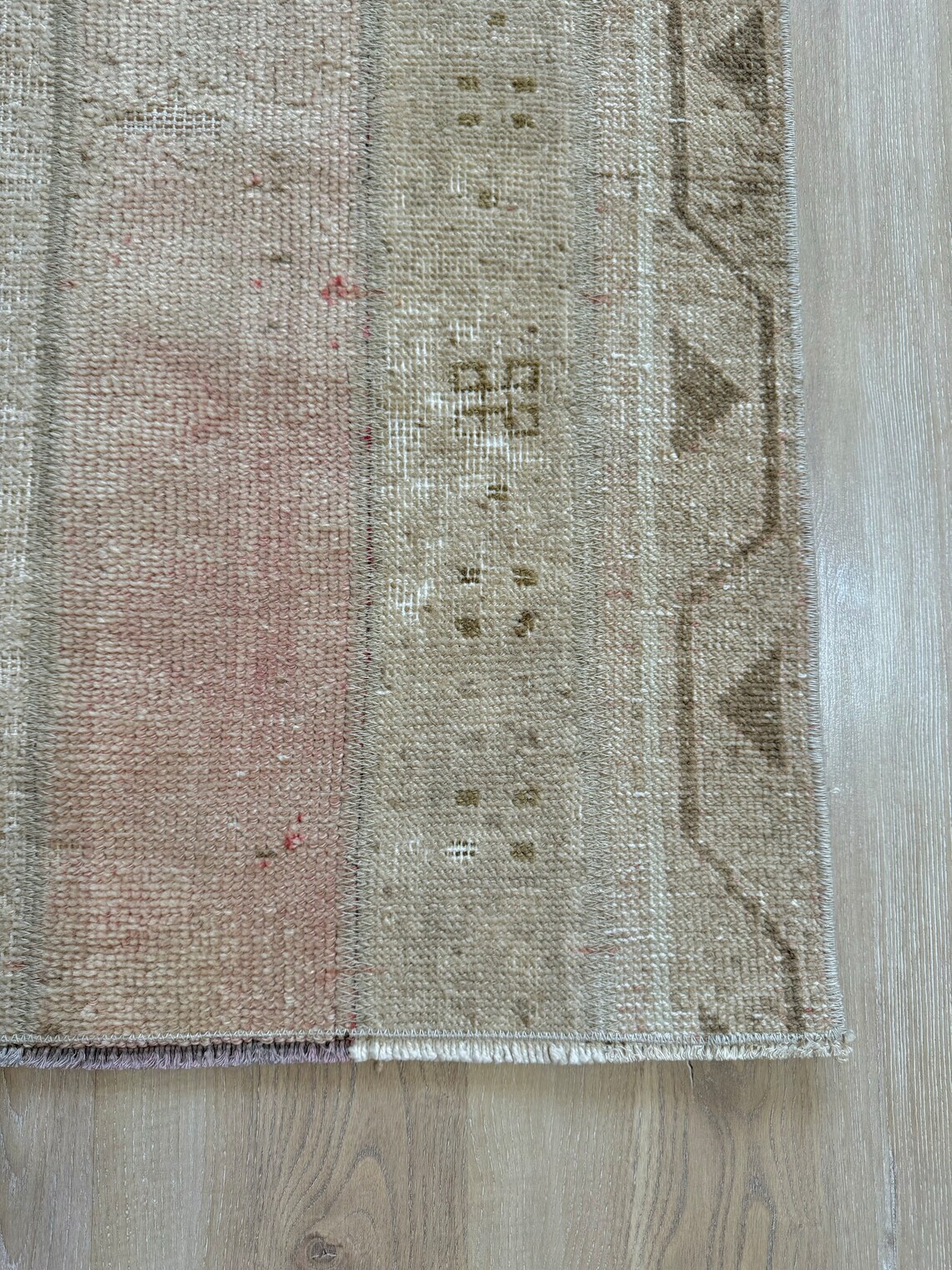 2x5 Vintage Boho Runner, Turkish Rug, Oushak Rug, Door Mat, Handmade ...