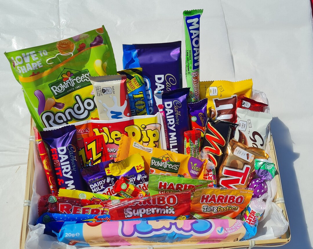 Large Gift Hamper With Sweets and Chocolates - Etsy