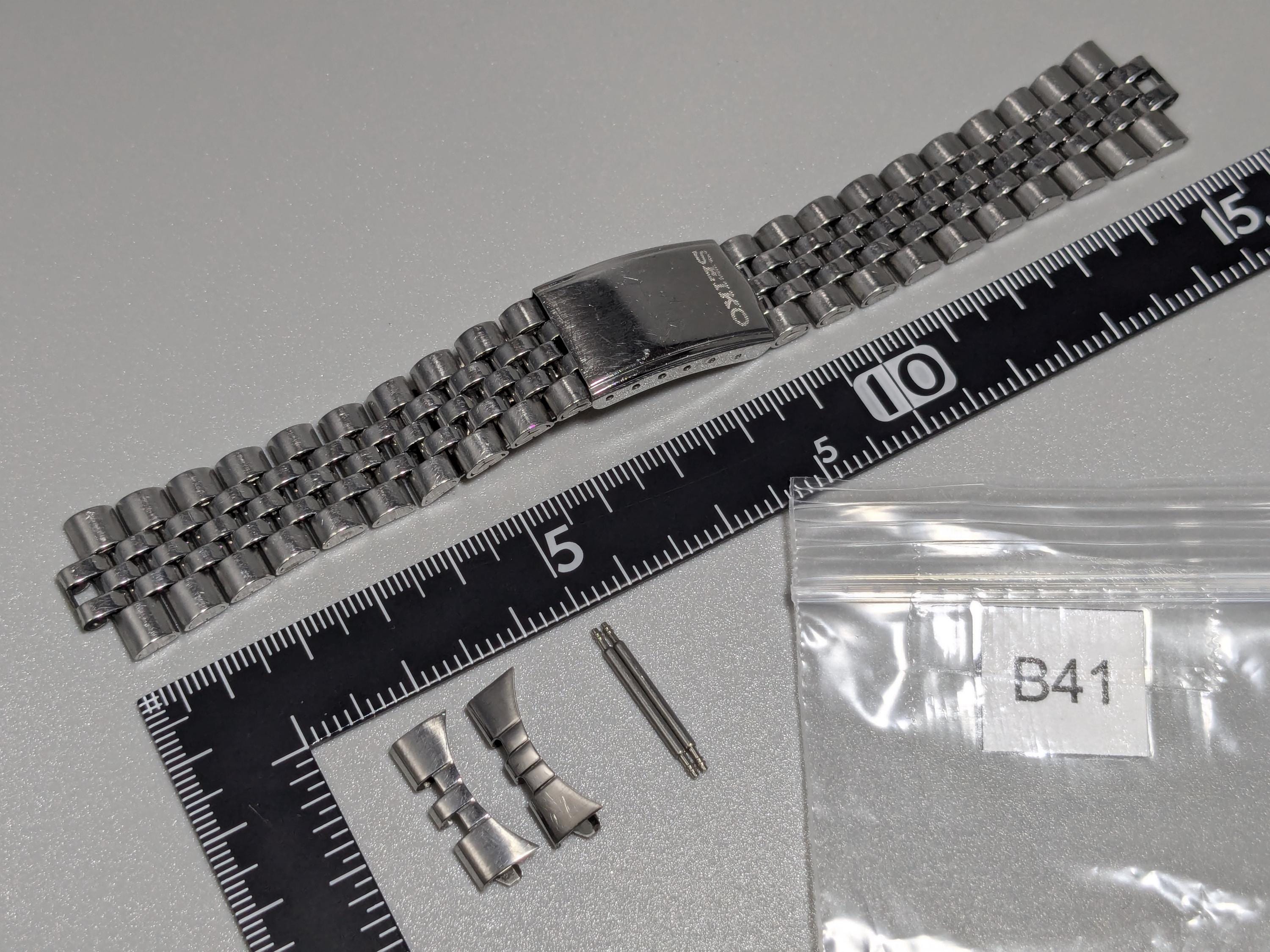 Vintage Japanese SEIKO 20MM Stainless Steel Watch Band Bracelet G1341-E ...