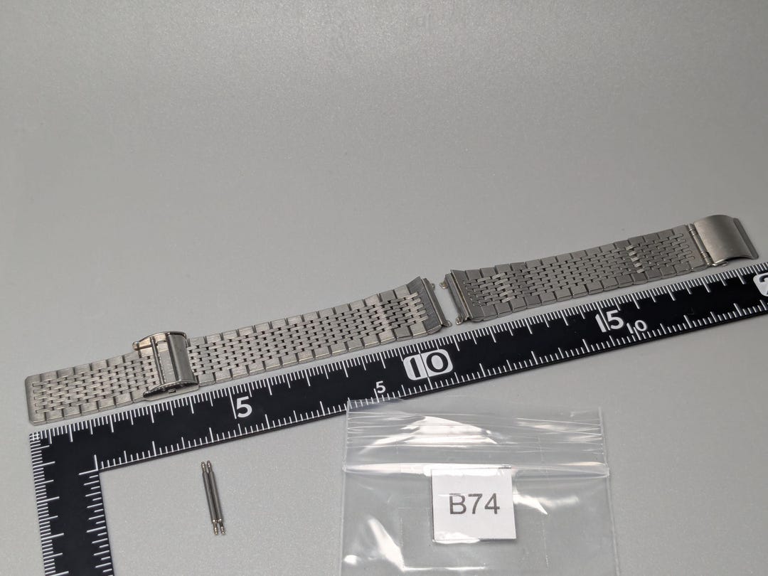 Vintage Japanese SEIKO 17MM Stainless Steel Watch Band Bracelet LA09A ...