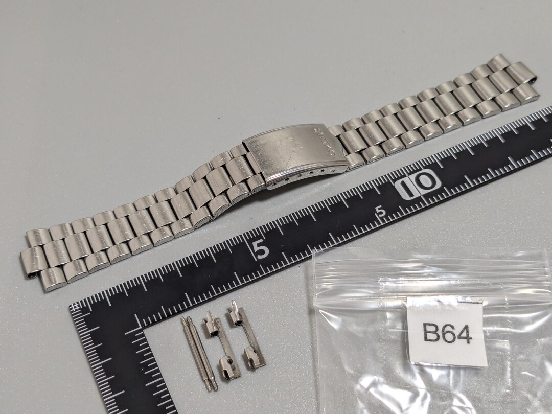 Vintage Japanese SEIKO 20MM Stainless Steel Watch Band Bracelet #B64 - Etsy