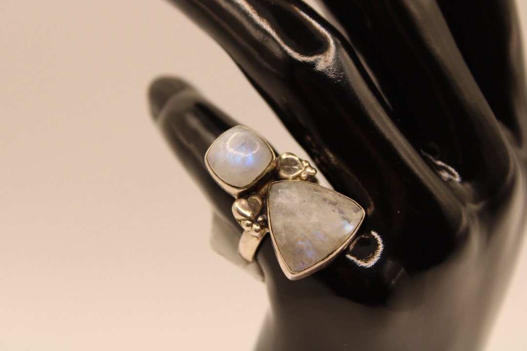 Crystal Gemstone Rings Assorted 925 Sterling Silver (1 PC) (size Chart ...