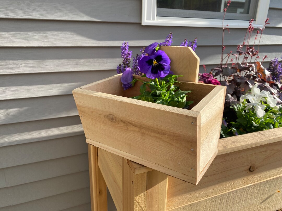 Small Cedar Flower Box - Etsy