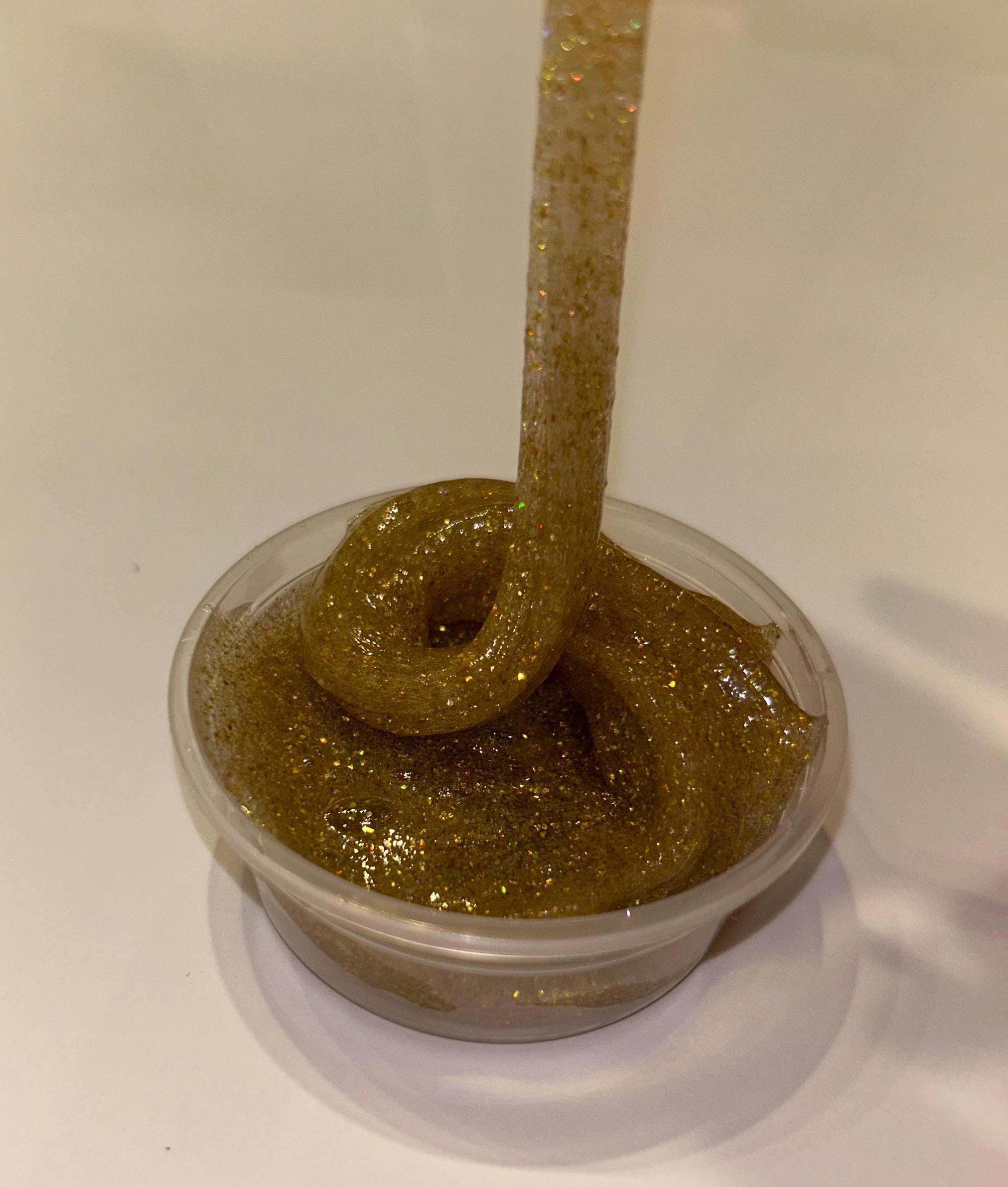 Gold Glitter Slime,gold Slime,stress Relief Slime,shiny Slime,birthday ...