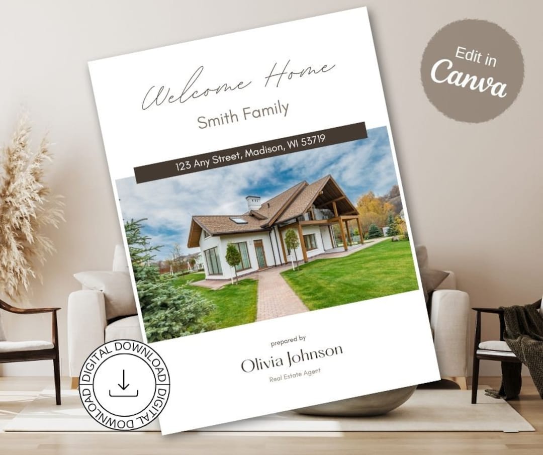 Real Estate Client Closing Guide Exit Packet | New Home Binder | Buyer ...