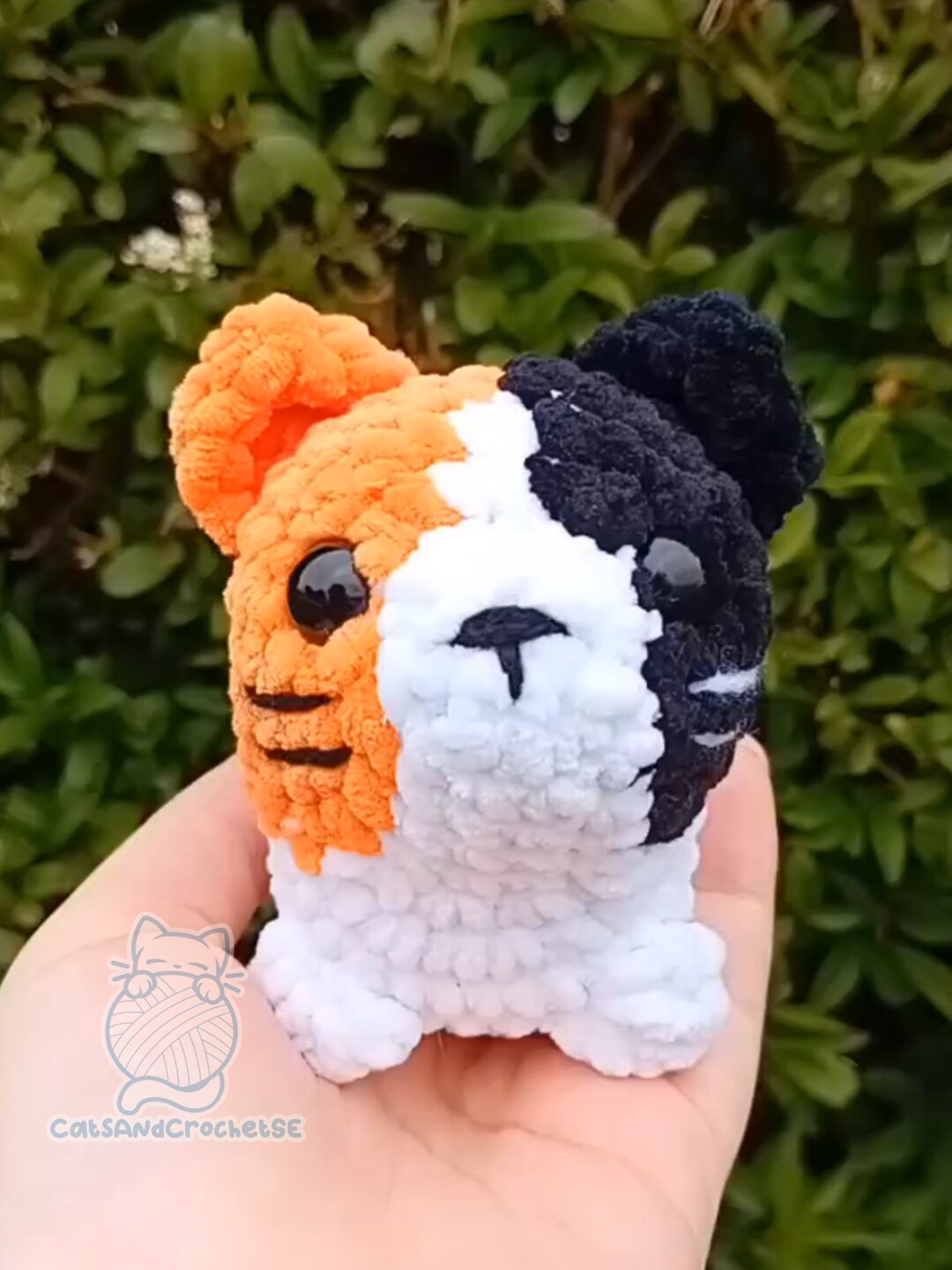 Crochet Calico Cat Plush/plushie, Amigurumi Plushie Cat, Handmade Plush ...