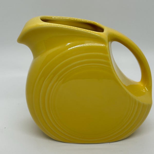 Small Yellow Pitcher - Etsy