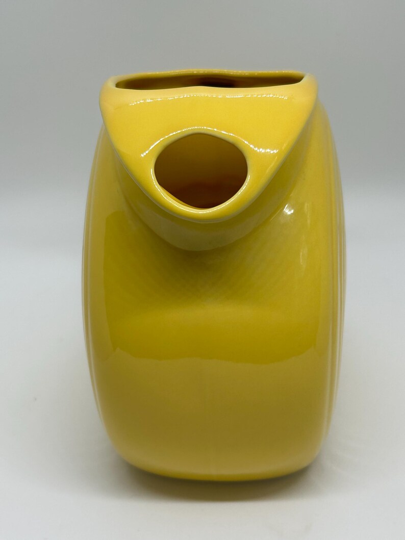 Fiesta Made in USA H Yellow Disc Pitcher - Etsy