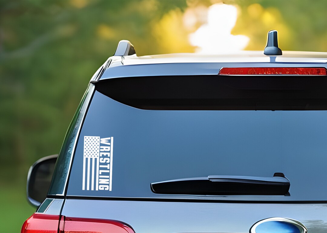 Wrestling Decal - Etsy