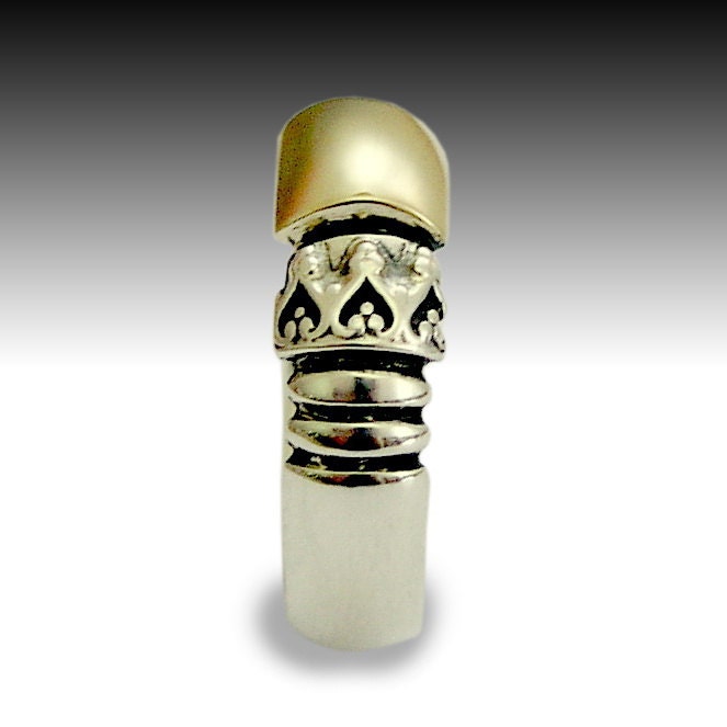 Sterling silver ring silver gold ring filigree ring wedding | Etsy