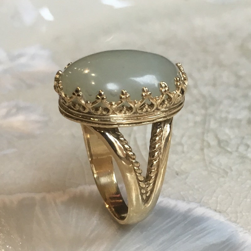 Golden Jade Stone - Etsy