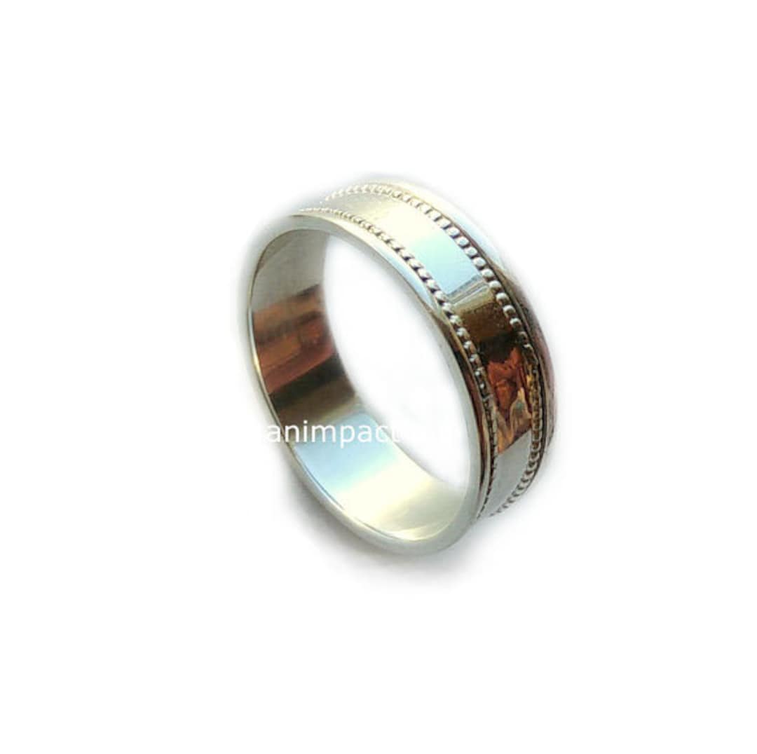 Spinning Ring, Spinner Ring, Simple Ring, Unisex Band, Sterling Silver ...