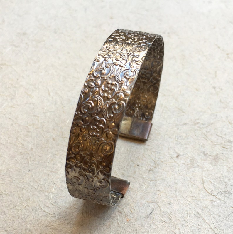 Wide Silver Cuff Vine Cuff Sterling Silver Cuff Botanical - Etsy