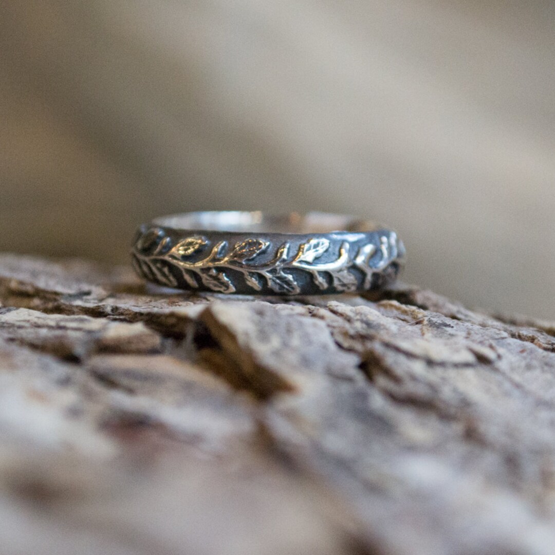 Stacking Ring, Vine Ring, Unisex Ring, Wedding Band, Wedding Band ...