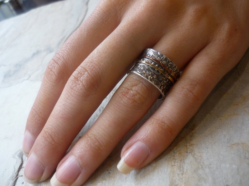 Boho Wedding Ring, Eternity Ring, Infinty Band, Vine Ring, Hippie Ring ...